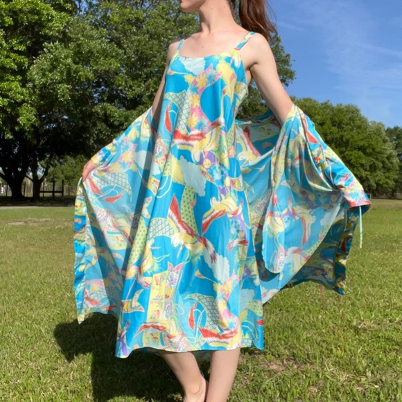 Natori Cruz | Intimates & Sleepwear | Satin Robe And Slip Set | Poshmark